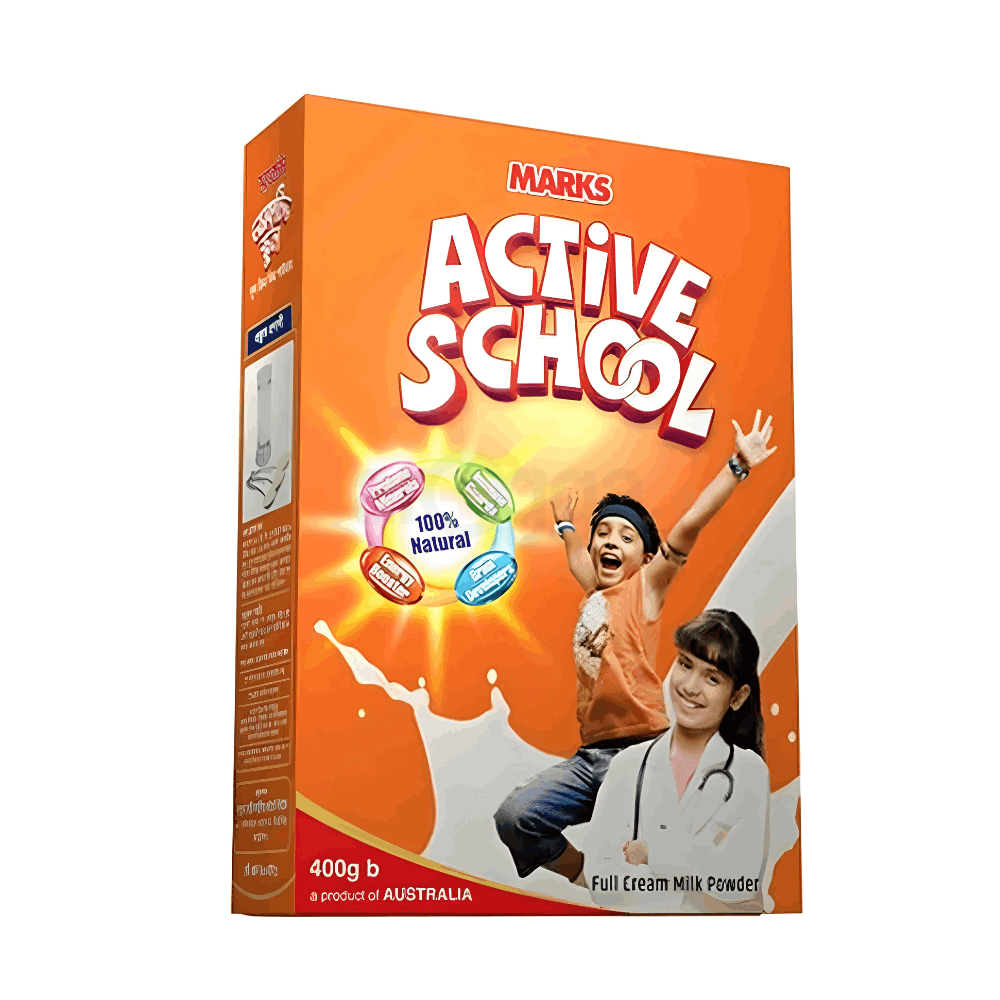 Marks Active School Milk Powder 400gm Pack - Arogga Ltd