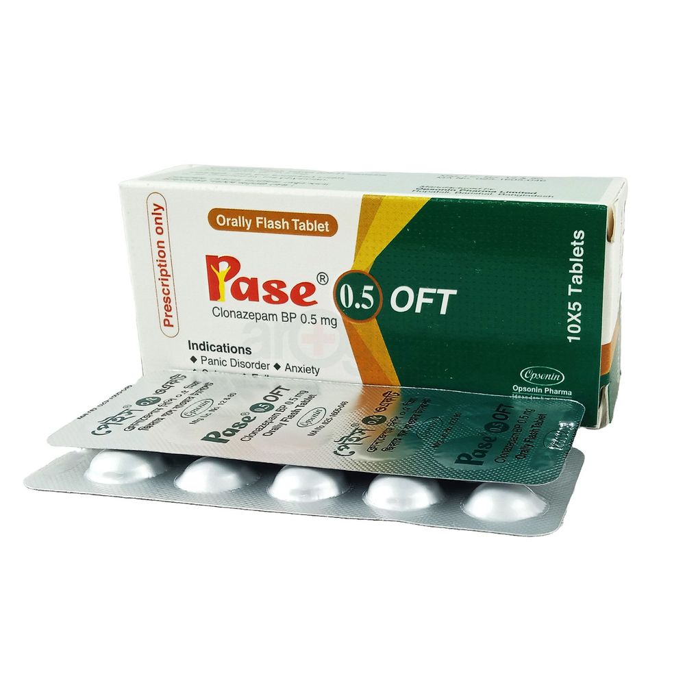 Pase OFT 0.5 0.5mg Tablet - Arogga Online Pharmacy