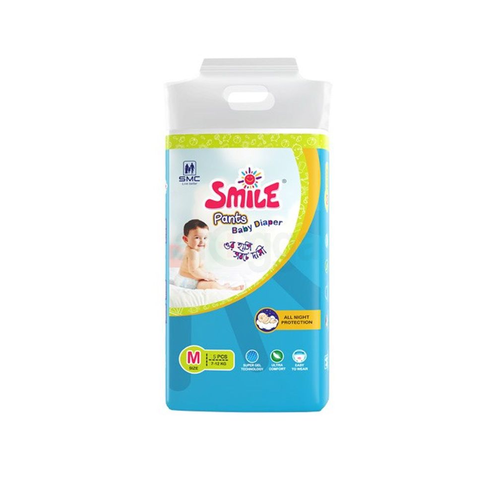 Smile Baby Pants Diaper M 5's Pack - Arogga Online Pharmacy