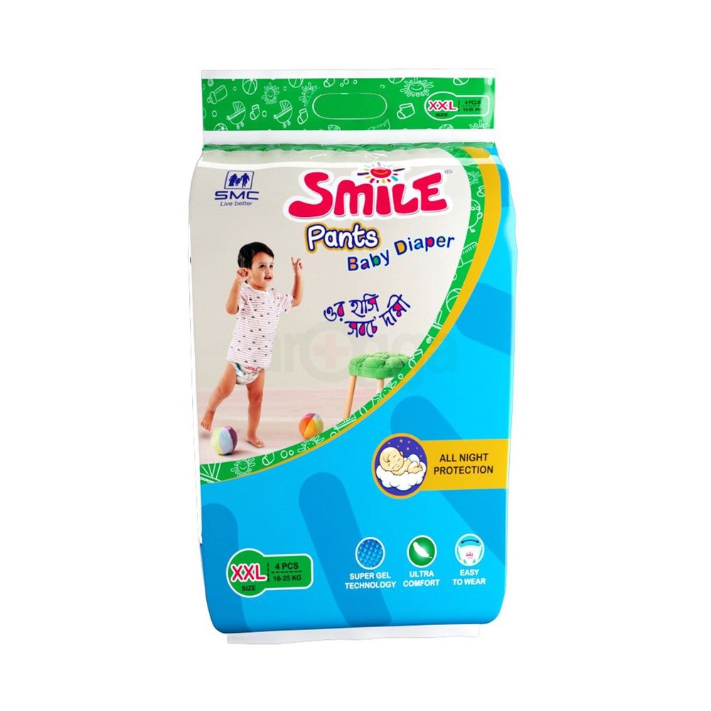 Smile Baby Pants Diaper XXL (4's Pack) - Arogga Online Pharmacy