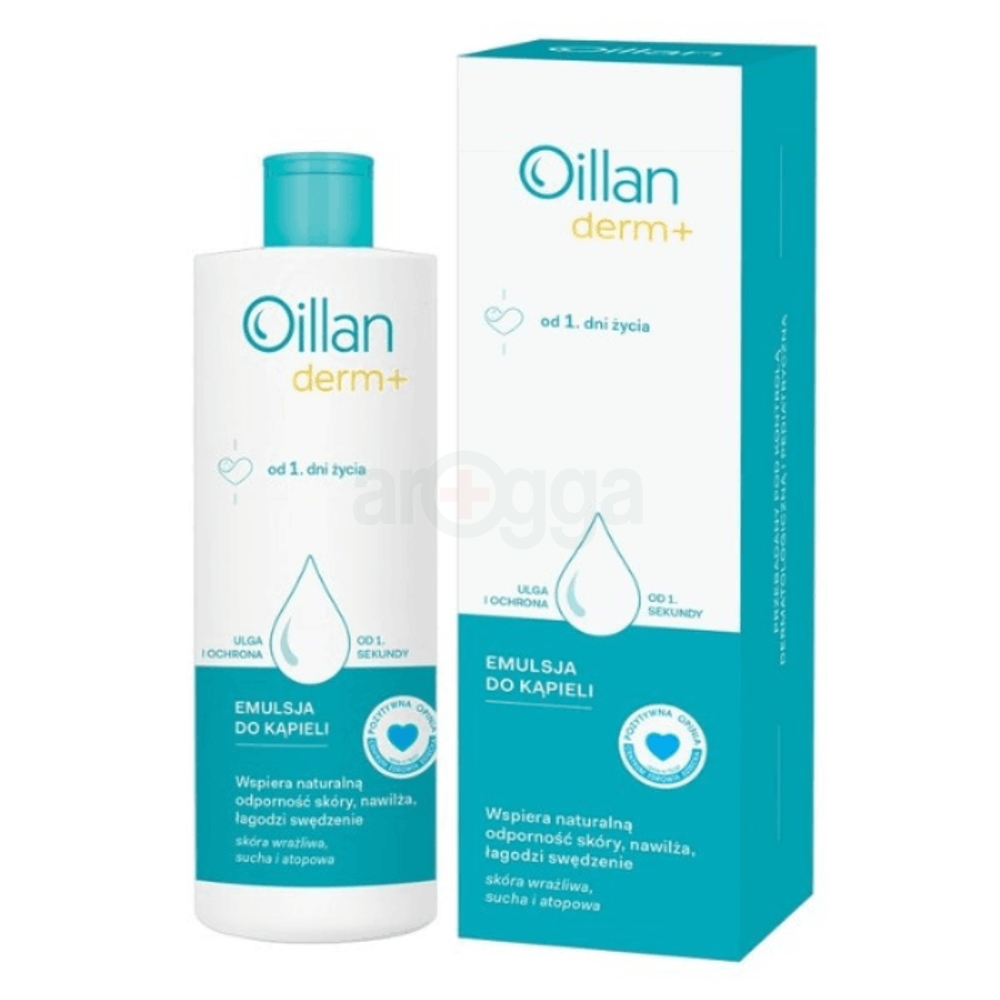 Oillan Derm + Bath Emulsion 200ml - Arogga Beauty Store