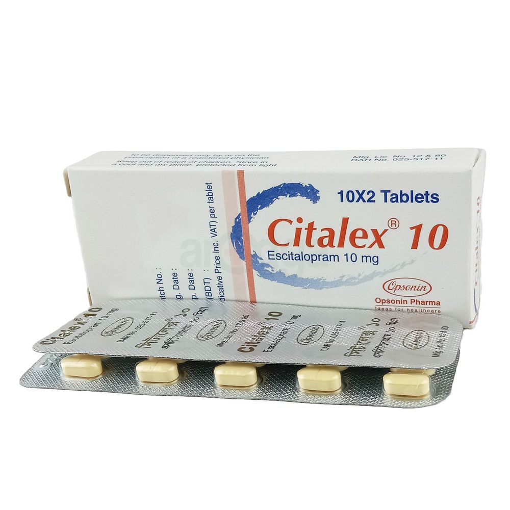 Citalex 10mg Tablet - Arogga Online Pharmacy