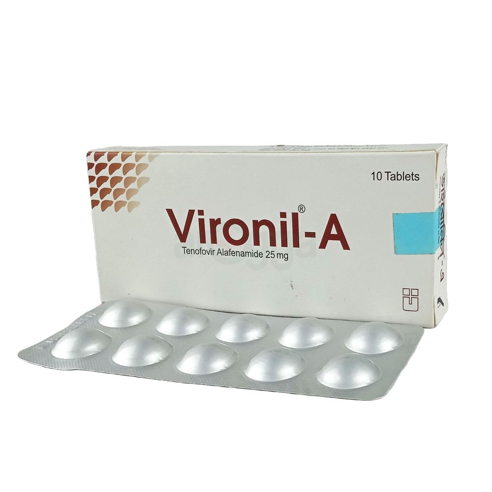 Vironil-A 25mg Tablet - Arogga Online Pharmacy