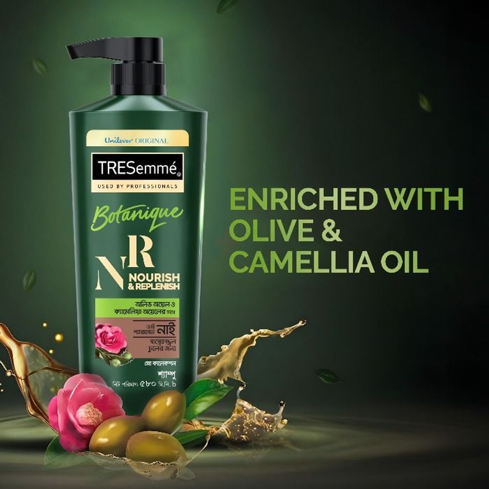 Tresemme Shampoo Botanique Nourish and Replenish 580ml - Arogga Beauty ...