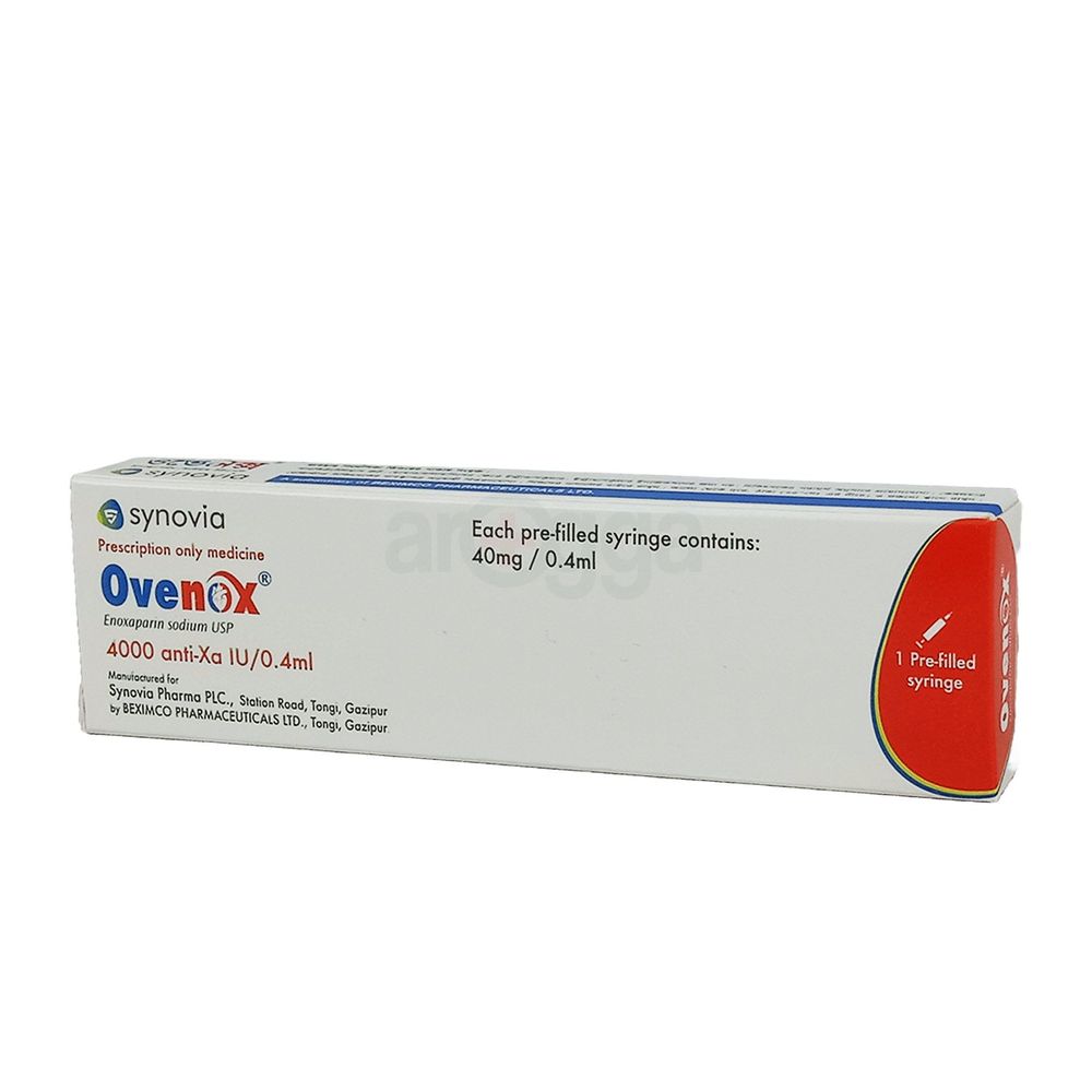 Ovenox 40mg/0.4ml Injection - Arogga Online Pharmacy