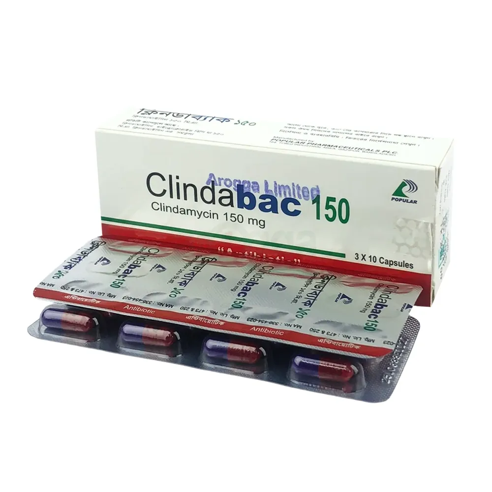 Clindabac 150 price in Bangladesh | Arogga Online Pharmacy