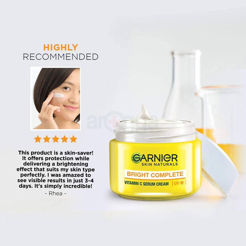 Garnier Bright Complete Vitamin C Serum Cream UV - Arogga Beauty Store