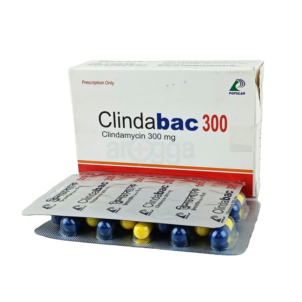 Clindabac 300mg Capsule - Arogga Online Pharmacy