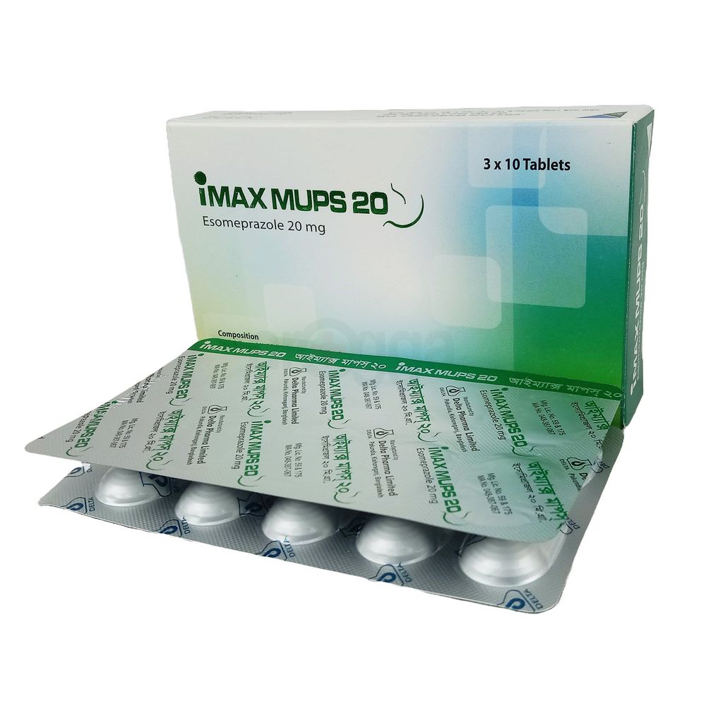 Imax MUPS 20mg Tablet - Arogga Online Pharmacy