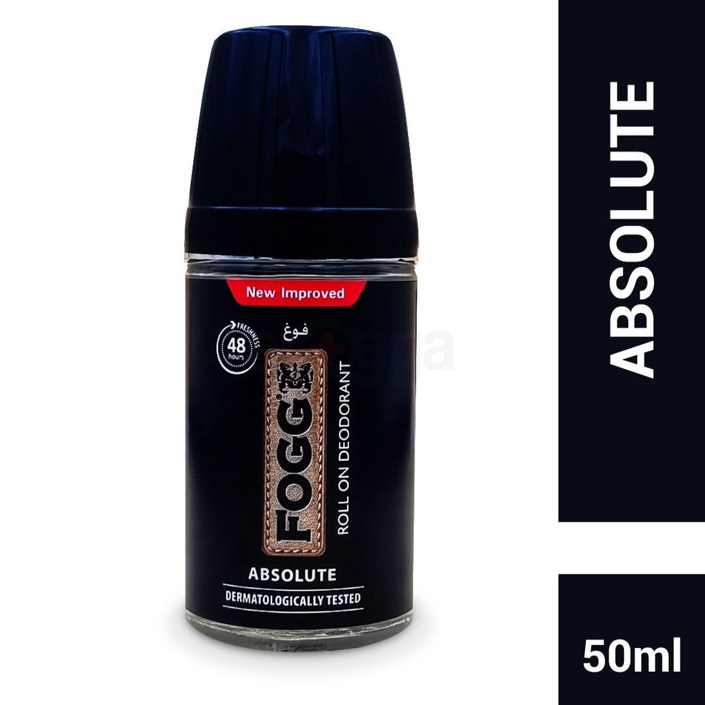 Fogg Perfumed Roll On - Absolute for Men 50ml - Arogga Beauty Store