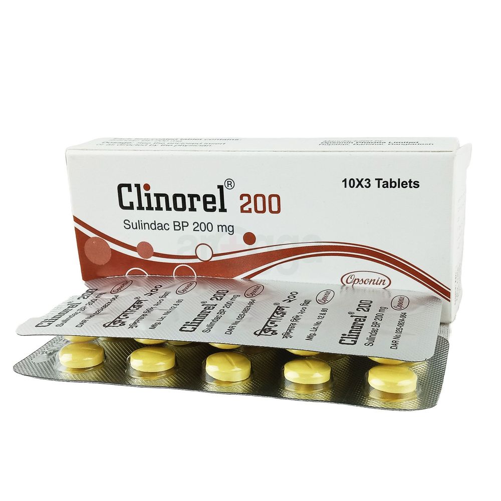 Clinorel 200mg Tablet - Arogga Online Pharmacy