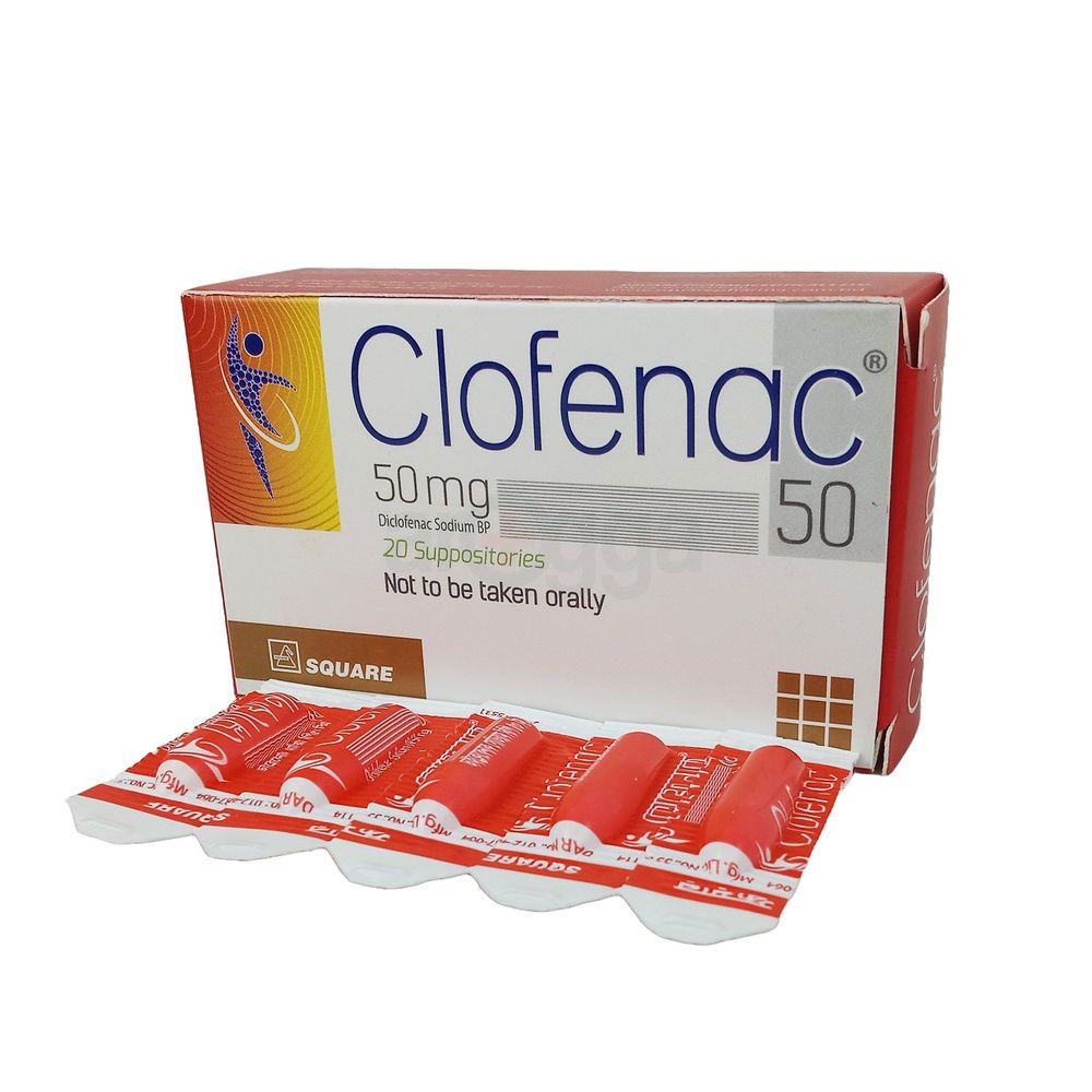 Clofenac 50mg Tablet - Arogga Online Pharmacy