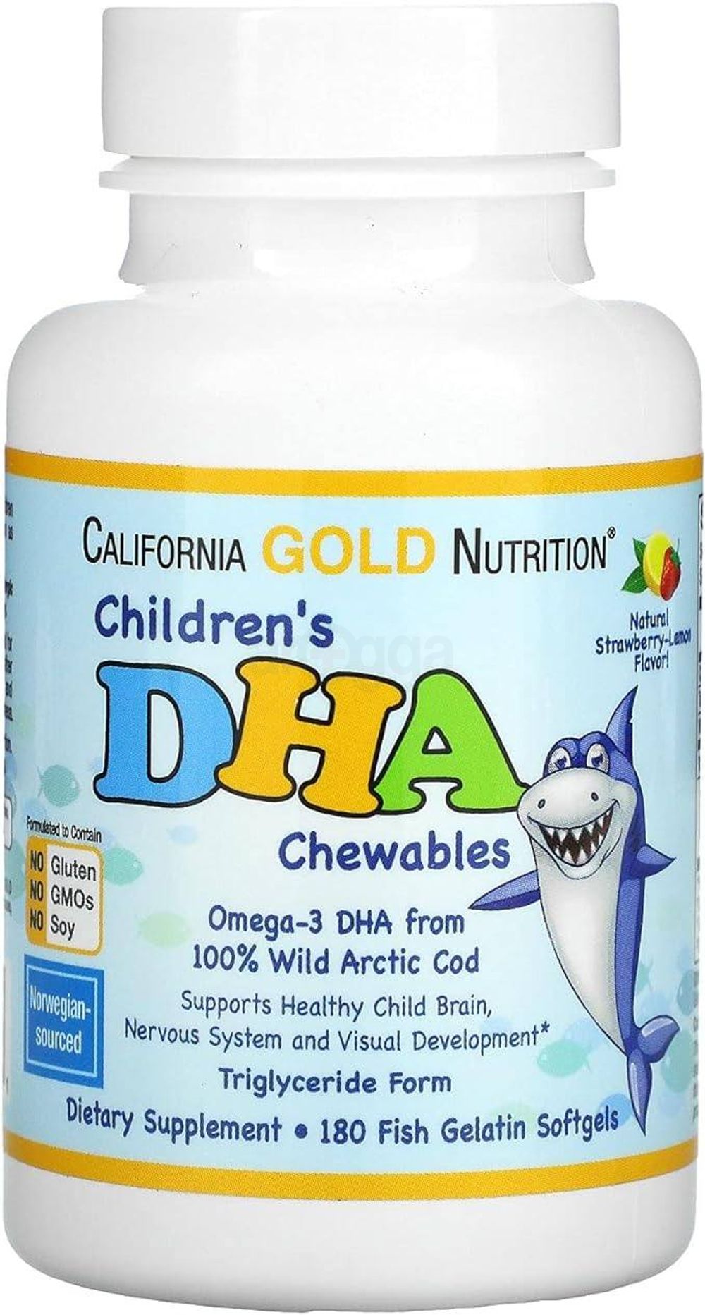California Gold Nutrition, Children's DHA Chewables Capsule - Arogga ...