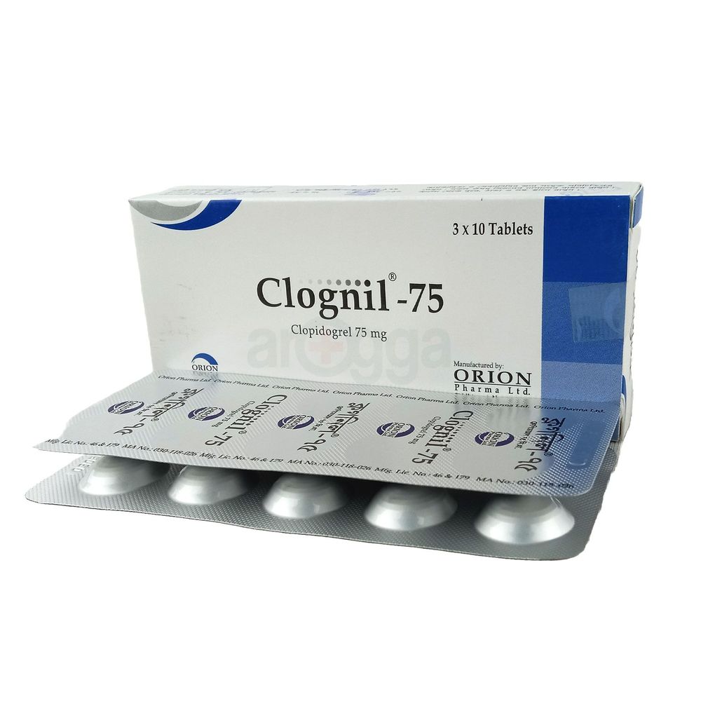 Clognil 75mg Tablet - Arogga Online Pharmacy