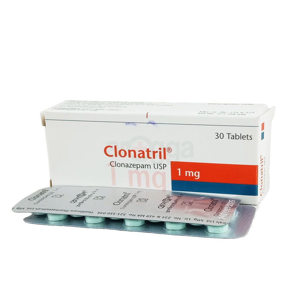 Clonatril 1mg Tablet - Arogga Online Pharmacy