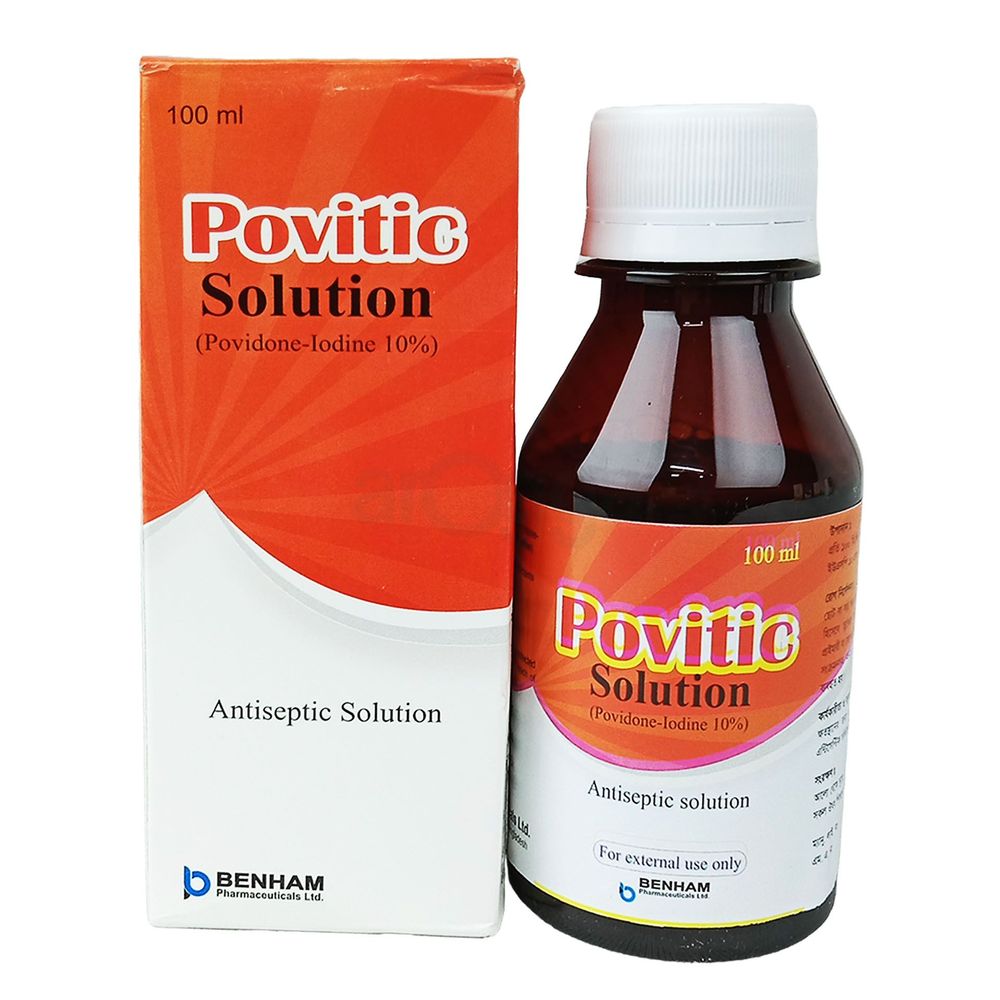 Povitic Solution 100ml Topical Solution - Arogga Online Pharmacy