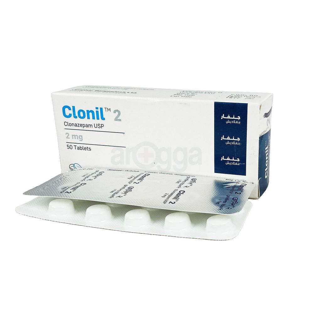 Clonil 2mg Tablet - Arogga Online Pharmacy