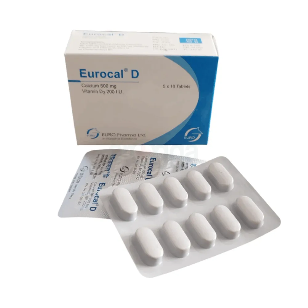 Eurocal-D Tablet - Arogga Online Pharmacy