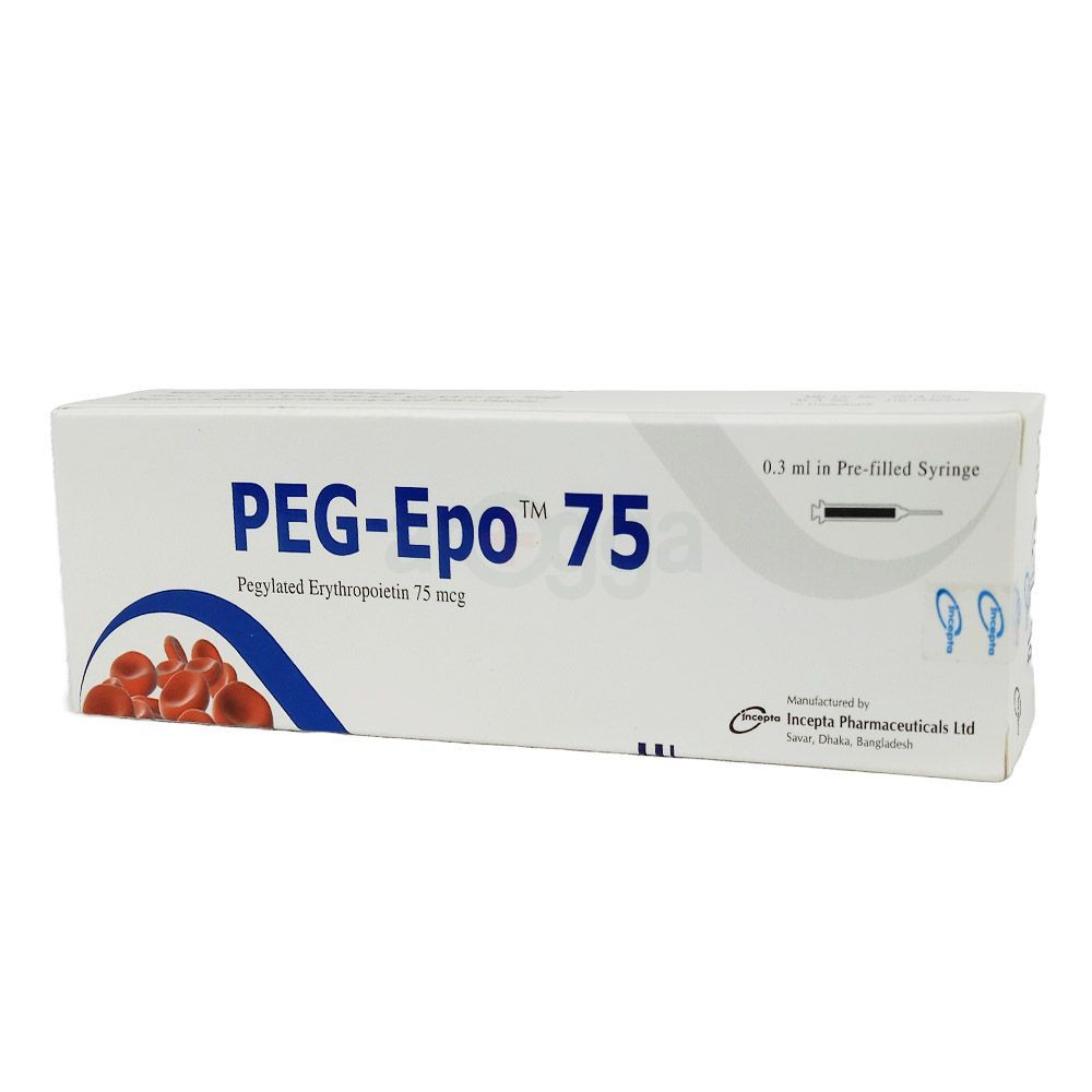 PEG-Epo 75 75mcg/0.3ml Injection - Arogga Online Pharmacy