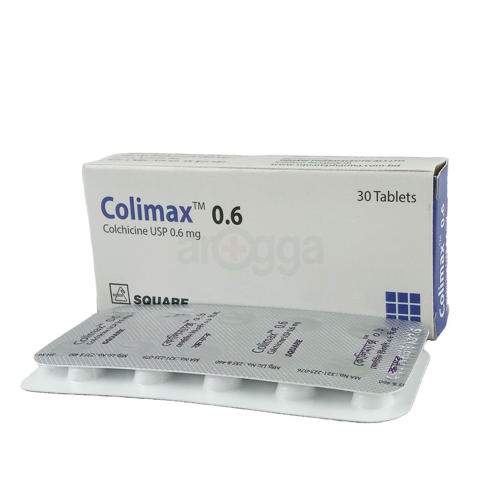 Colimax 0.6mg Tablet - Arogga Online Pharmacy