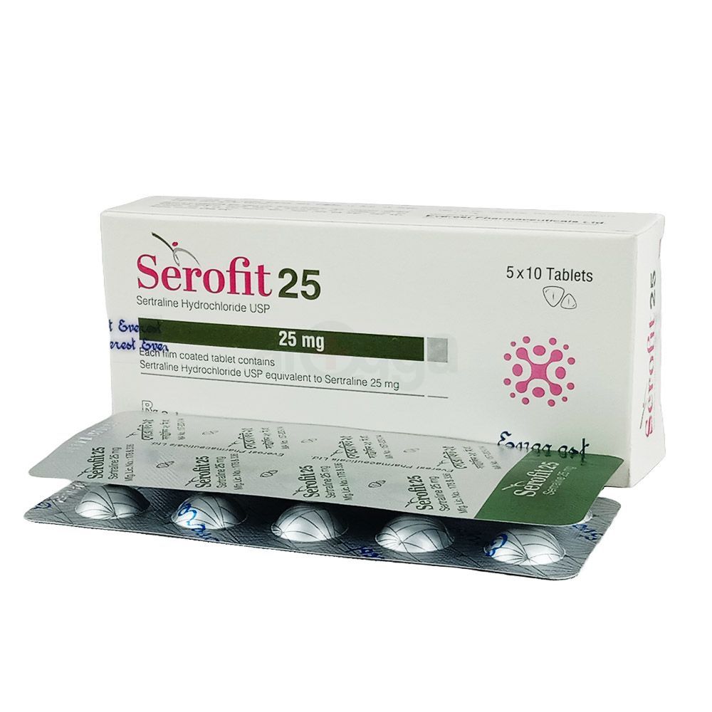Serofit 25mg Tablet - Arogga Online Pharmacy