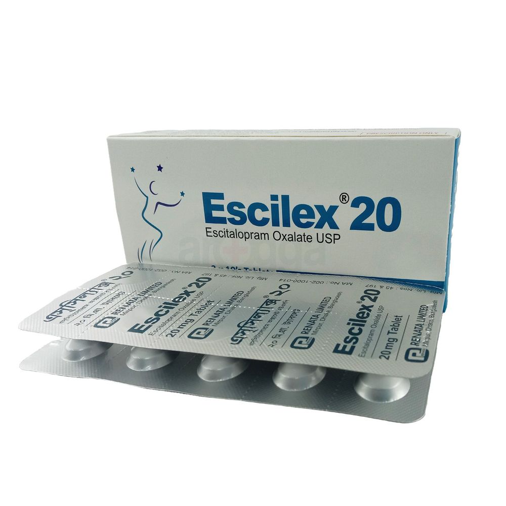 Escilex 20mg Tablet - Arogga Online Pharmacy