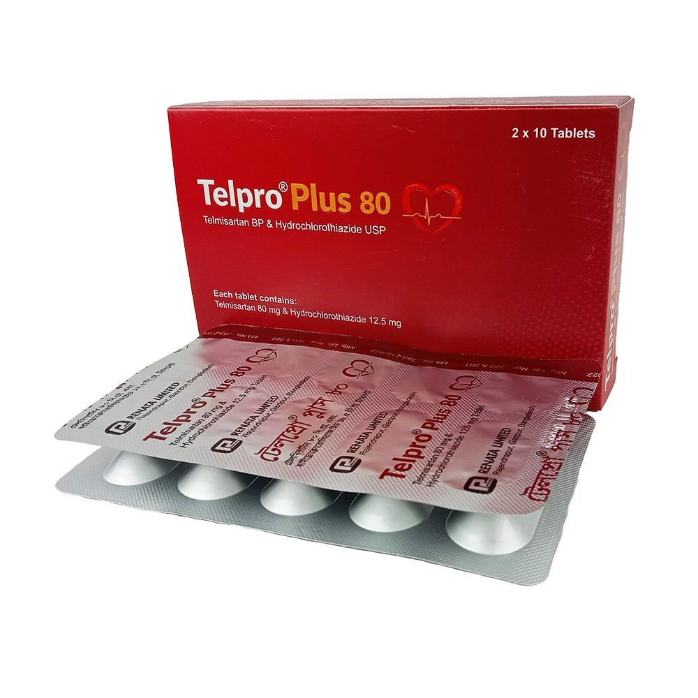 Telpro Plus 80mg Tablet - Arogga Online Pharmacy