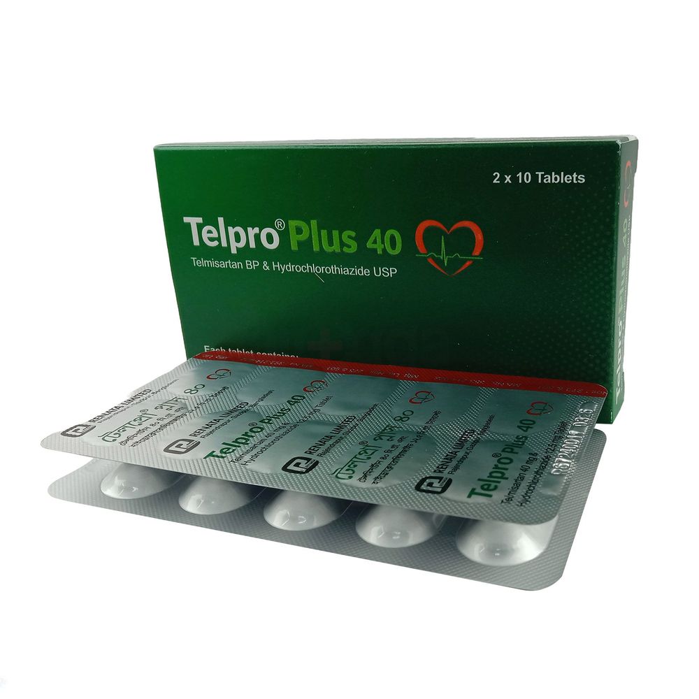 Telpro Plus 40mg Tablet - Arogga Online Pharmacy