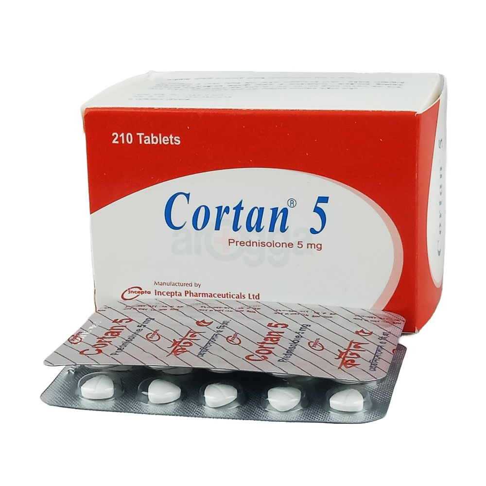 Cortan 5mg Tablet - Arogga Online Pharmacy