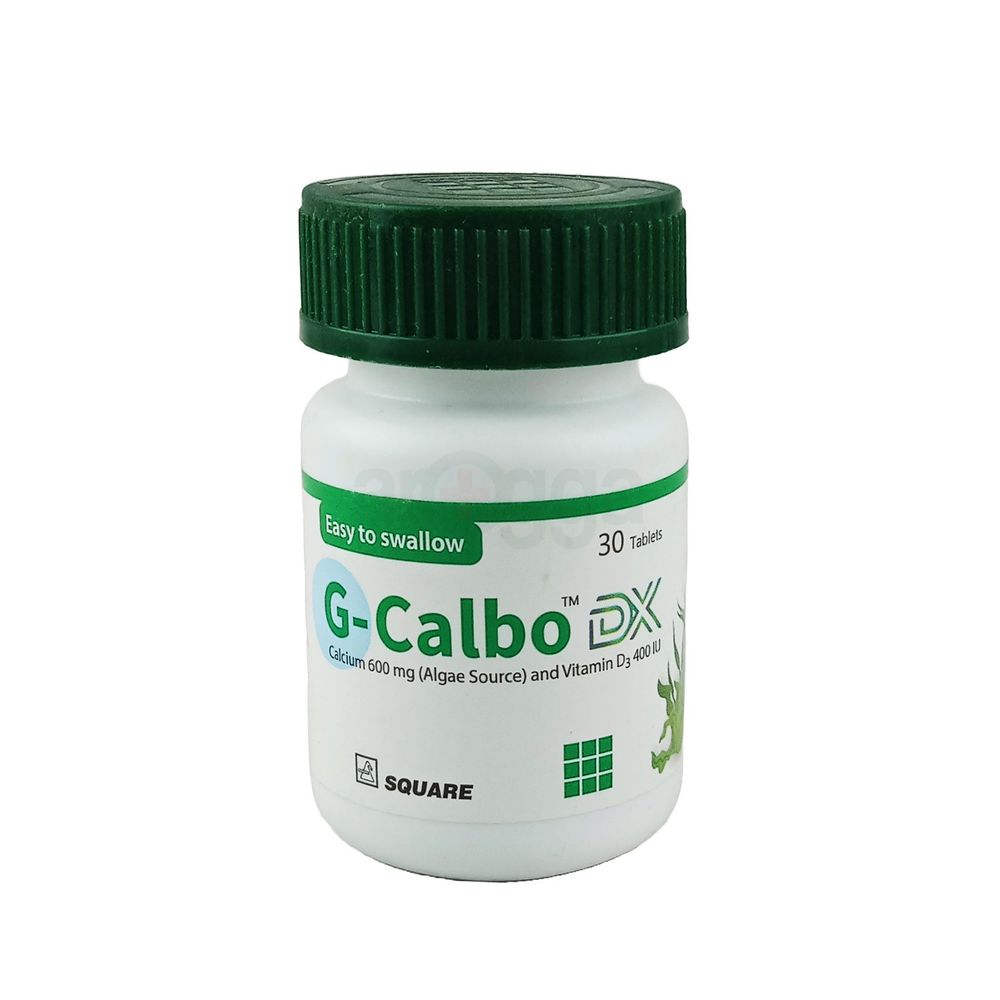 G-Calbo DX 600mg+400IU Tablet - Arogga Online Pharmacy