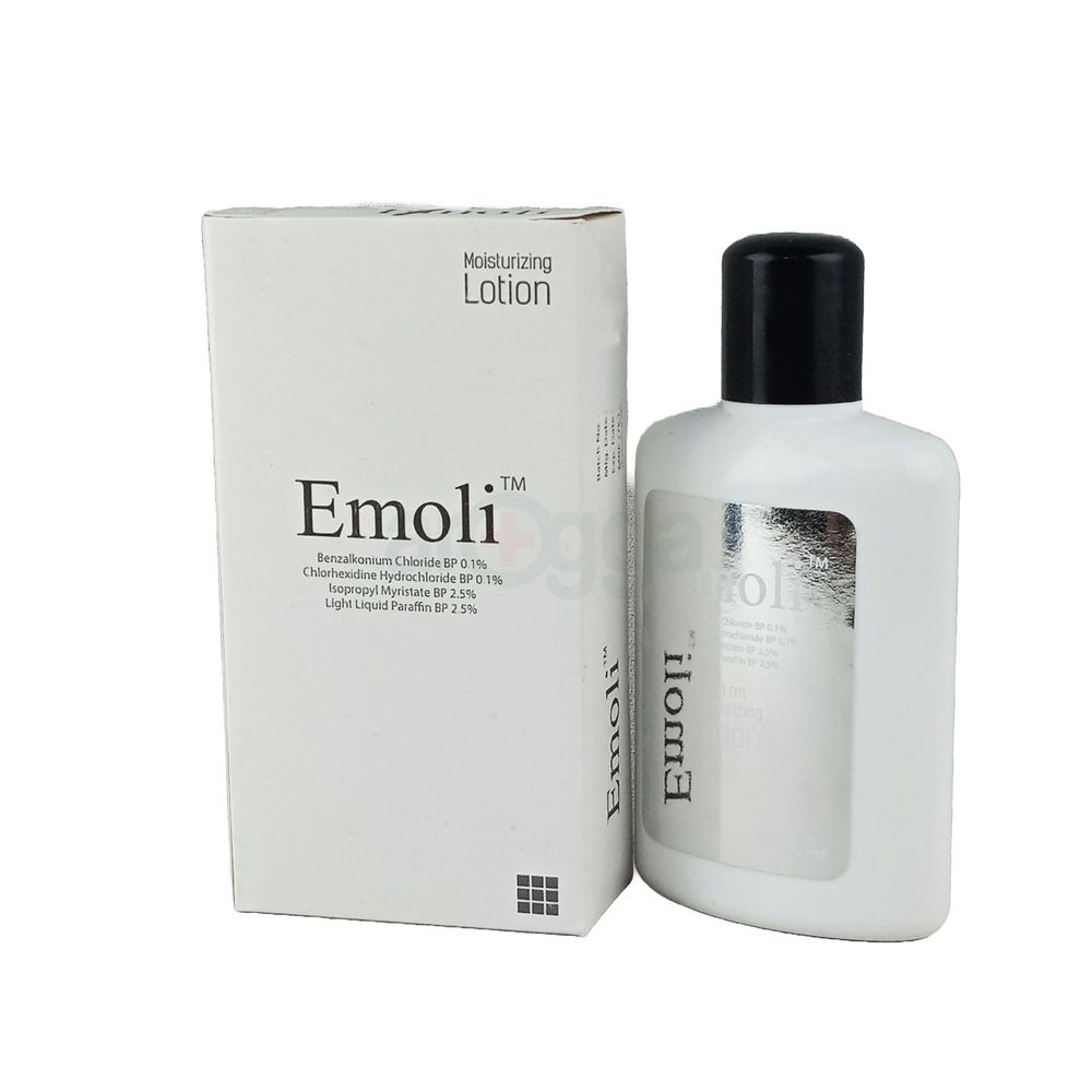 Emoli Moisturizing Lotion 2.5%%+0.1%+0.1%+2.5% Lotion - Arogga Online ...