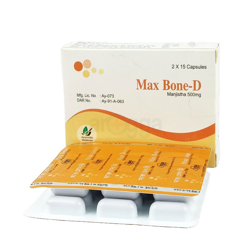 MaxBon-D 500mg capsule - Arogga Online Pharmacy