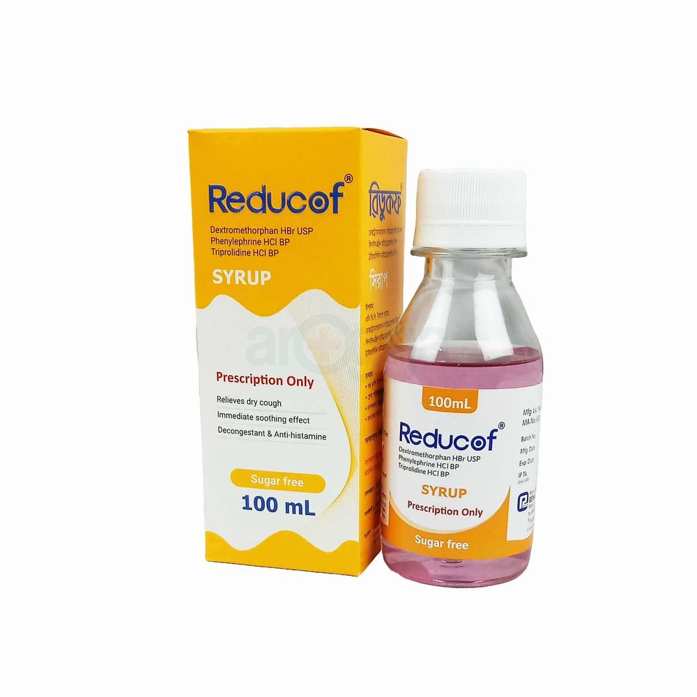 Reducof 4mg+2mg+0.5mg Syrup - Arogga Online Pharmacy