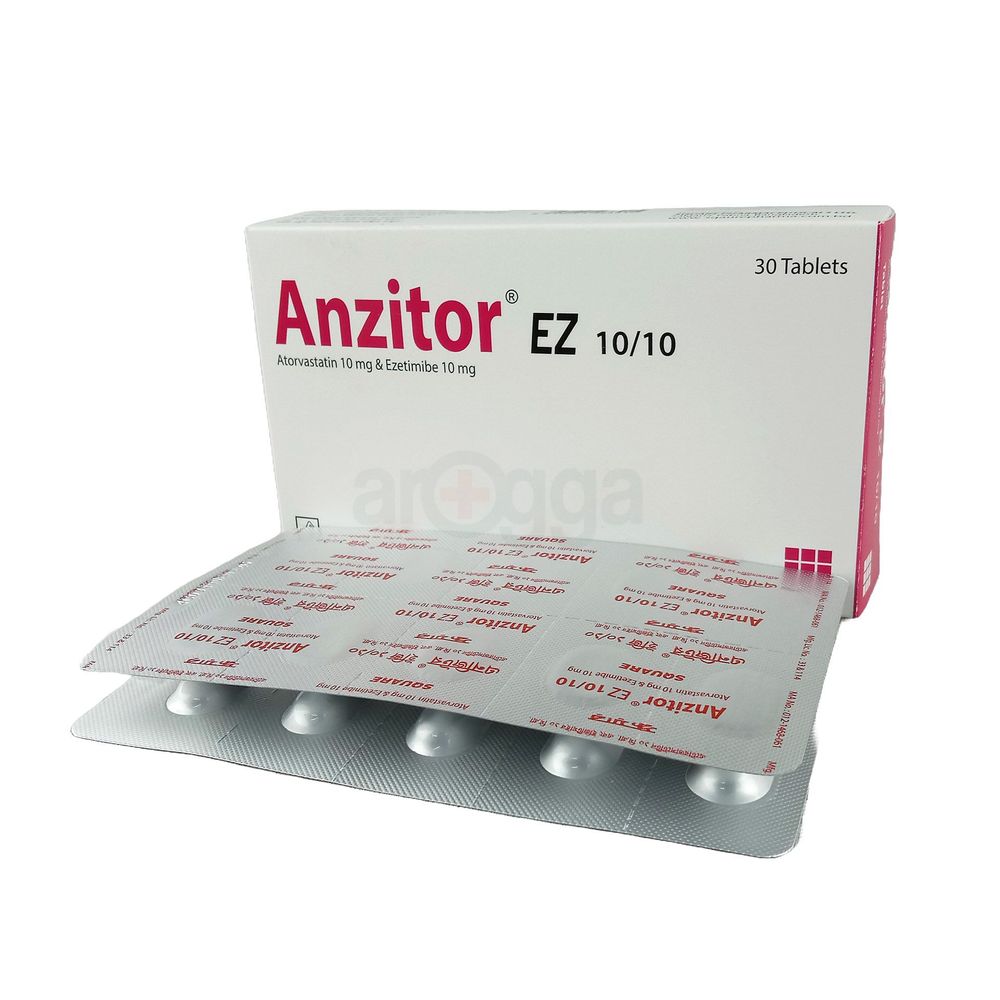 Anzitor EZ 10/10mg+10mg Tablet - Arogga Online Pharmacy