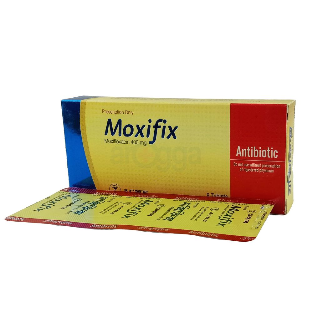 Moxifix 400mg Tablet - Arogga Online Pharmacy