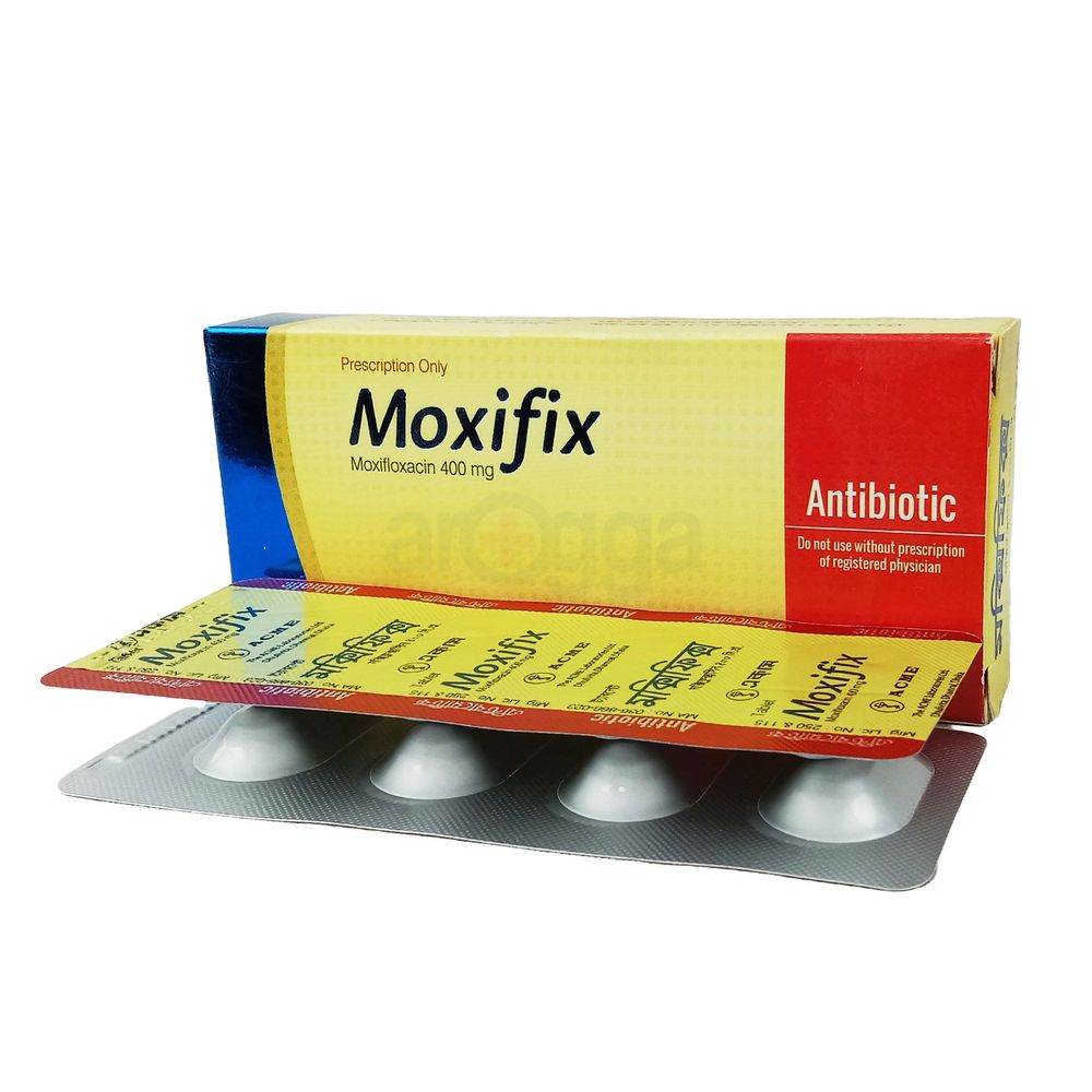 Moxifix 400mg Tablet - Arogga Online Pharmacy