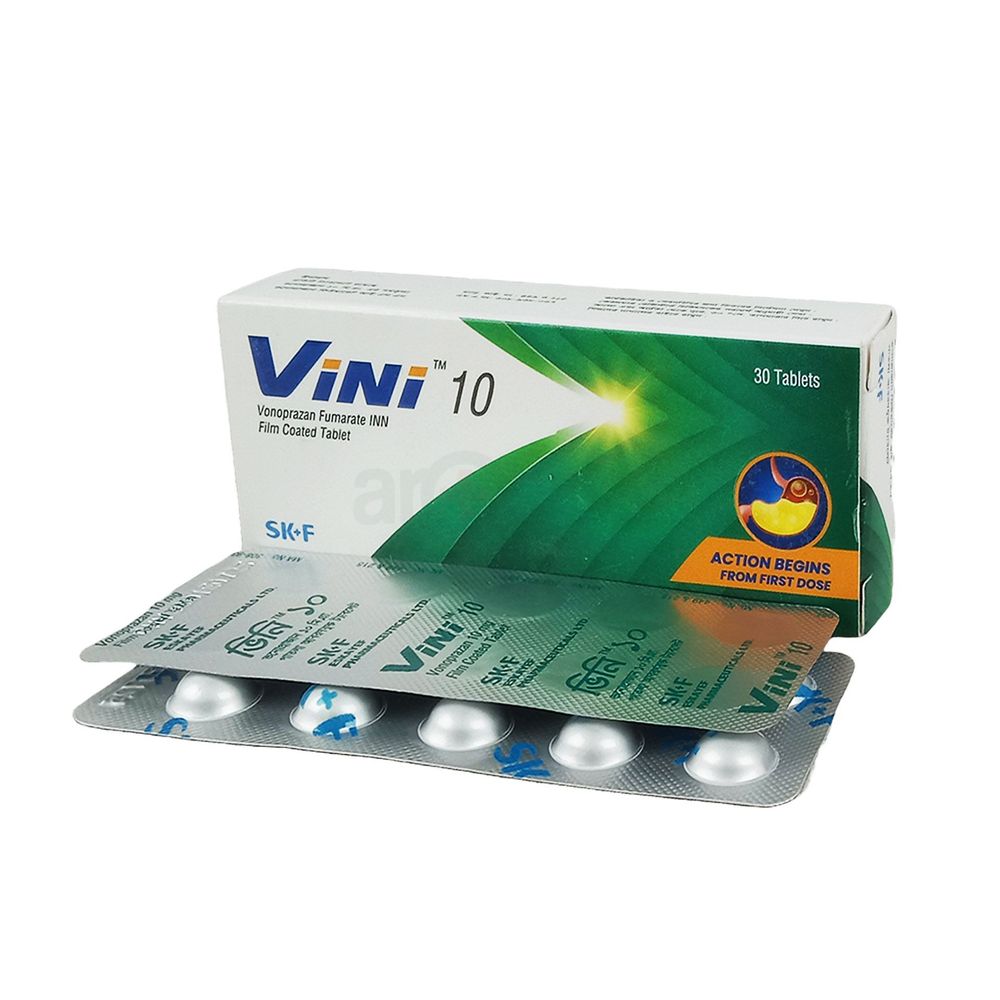Vini 10mg Tablet - Arogga Online Pharmacy