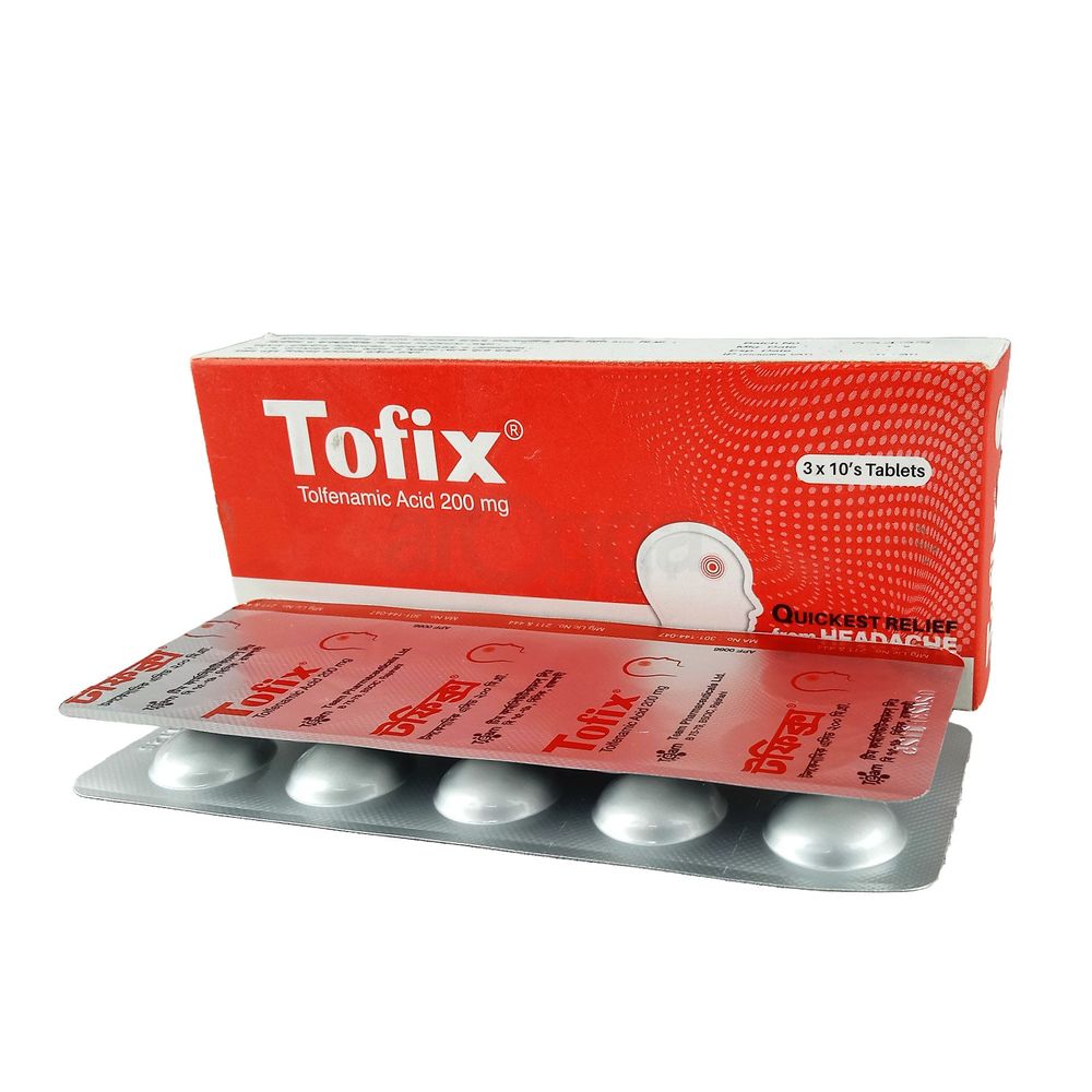 Tofix 200mg Tablet - Arogga Online Pharmacy