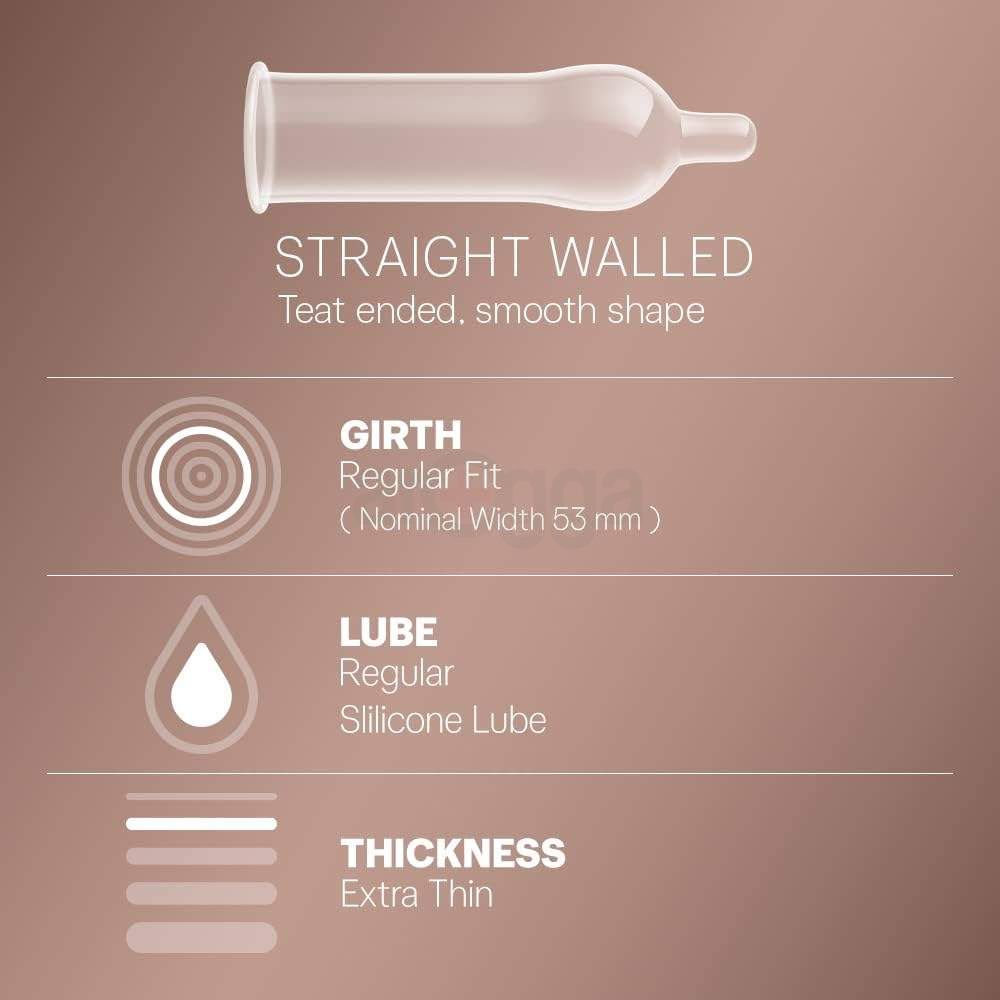 Durex Extra Thin Intense Chocolate Condom 3's Pack - Arogga Online Pharmacy