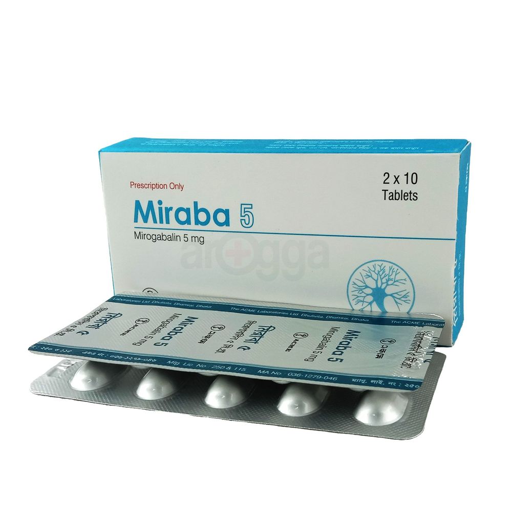 Miraba 5mg Tablet - Arogga Online Pharmacy
