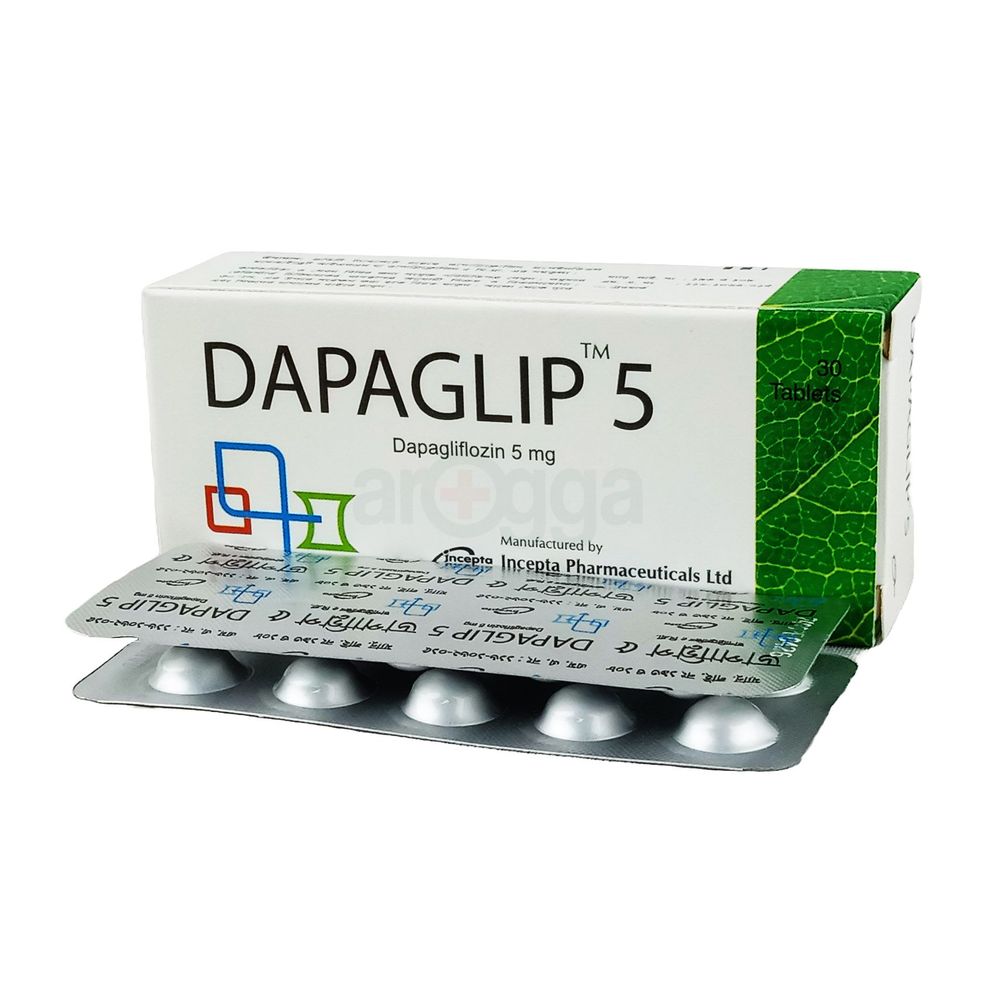 Dapaglip 5mg Tablet - Arogga Online Pharmacy
