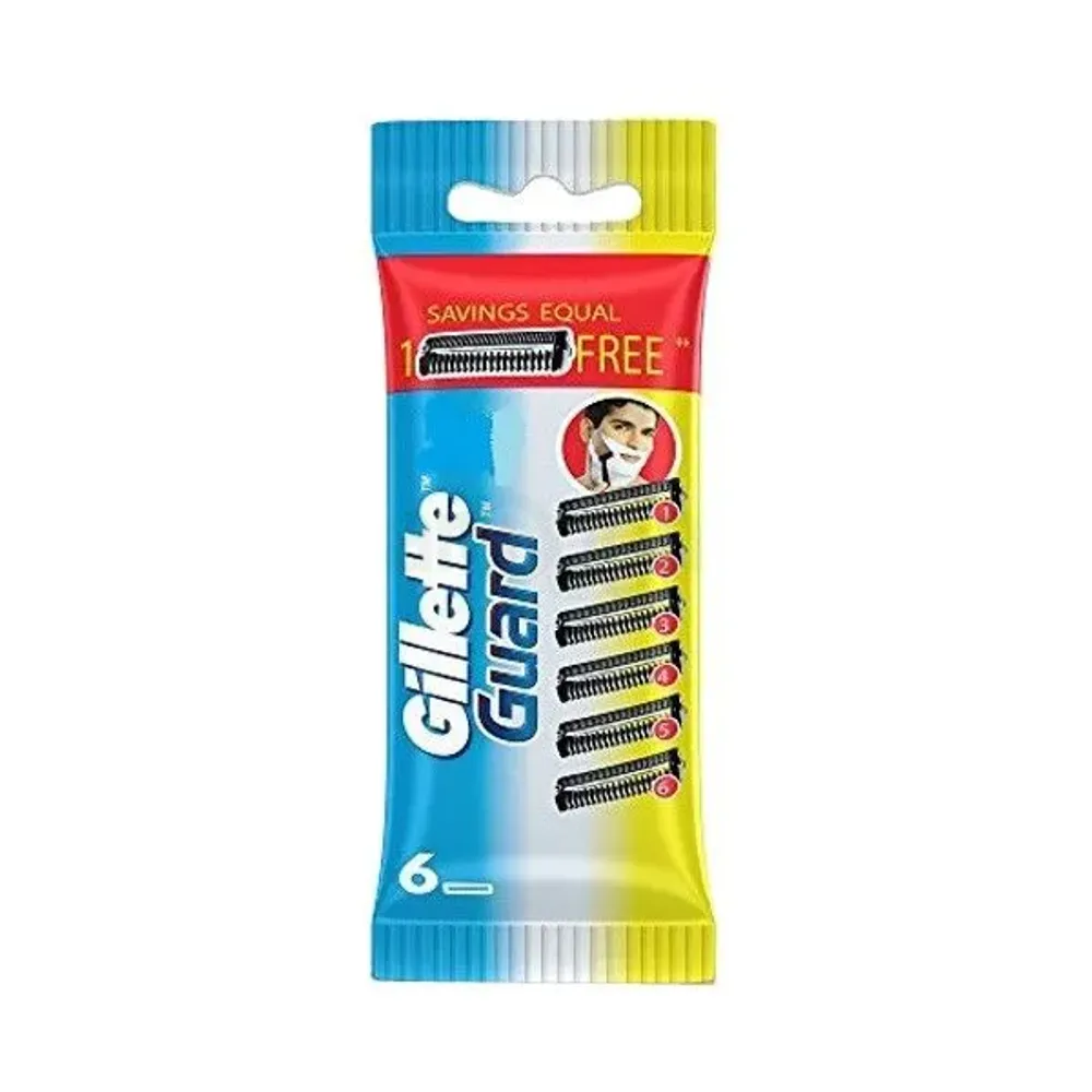Gillette Guard Razor Blades - 6's Pack - Arogga Beauty Store