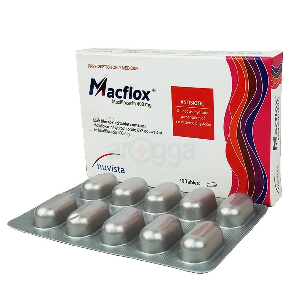 Macflox 400mg Tablet - Arogga Online Pharmacy