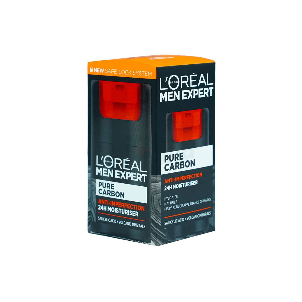Loreal Paris Men Expert Pure Carbon Anti-Imperfection 24H Moisturiser ...