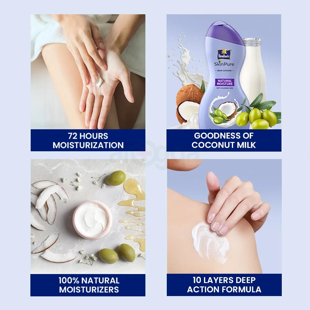 Parachute SkinPure Skin Lotion Natural Moisture 200ml - Arogga Beauty Store