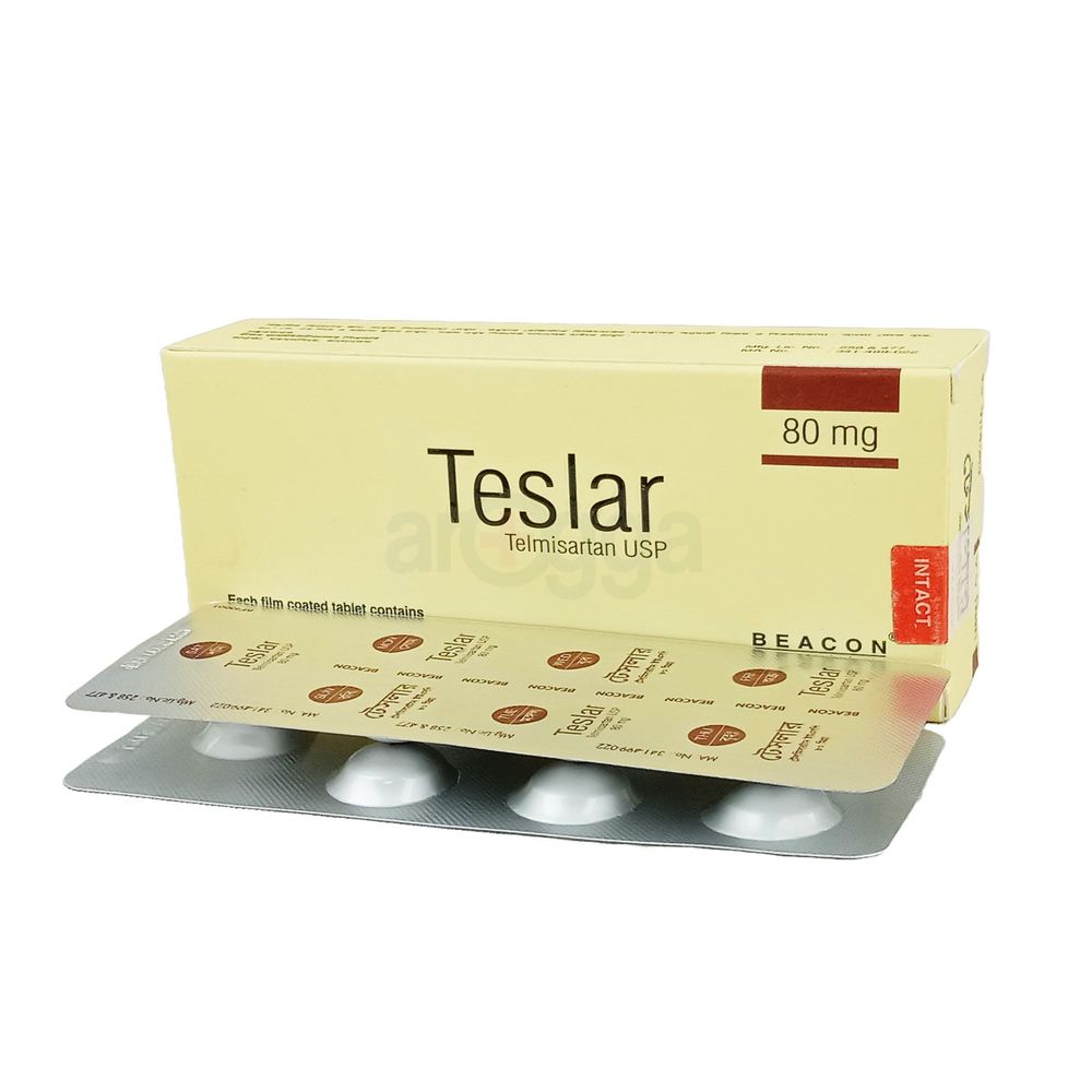 Teslar 80mg Tablet - Arogga Online Pharmacy