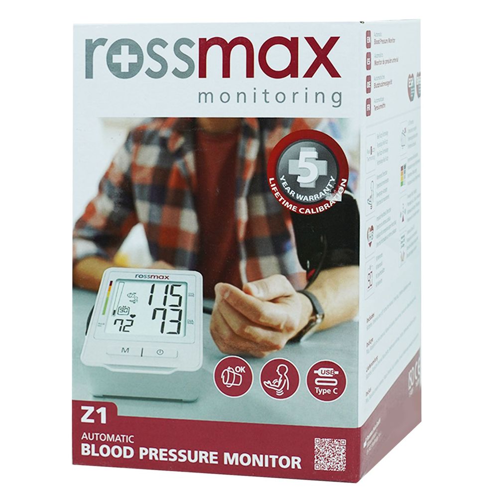 Rossmax Automatic Digital Blood Pressure Monitor - Arogga Online Pharmacy