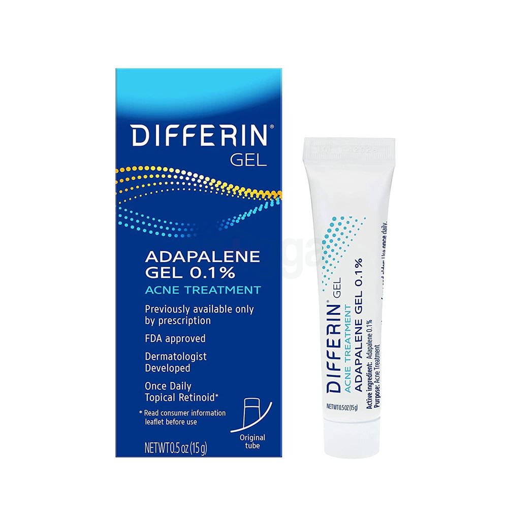 DIFFERIN Adapalene 0.1% Acne Treatment Gel - Arogga Beauty Store