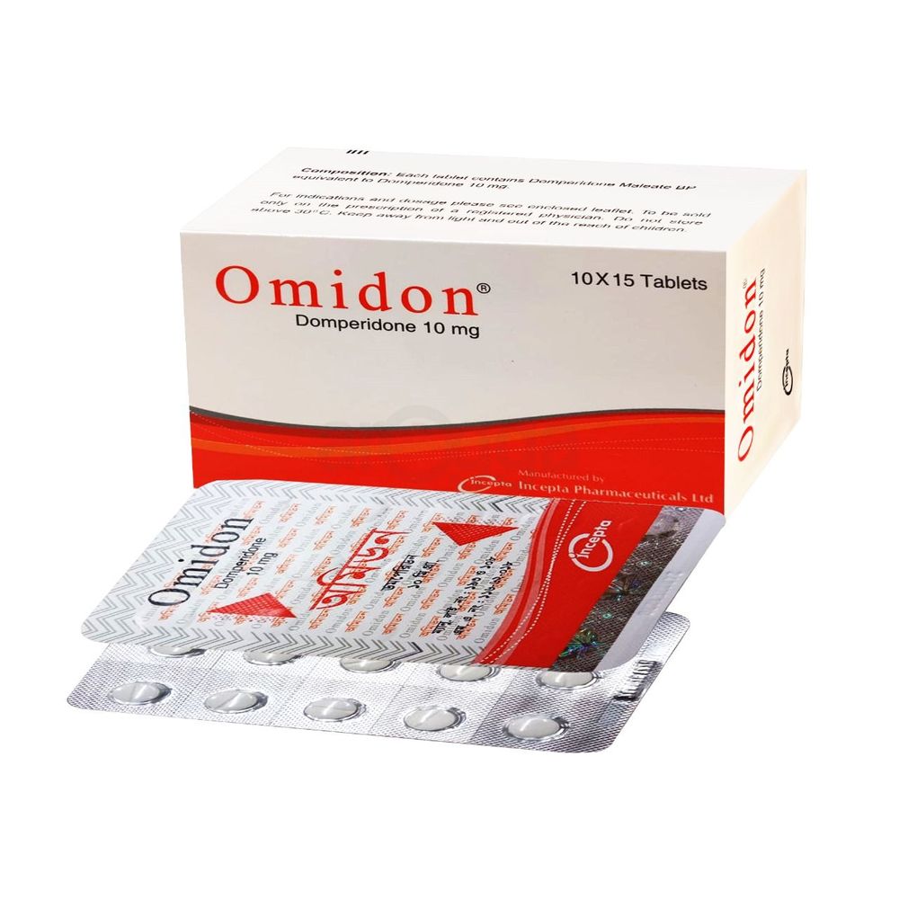 Omidon 10mg Tablet - অমিডন ১০ মি.গ্রা. ট্যাবলেট - Arogga Online Pharmacy