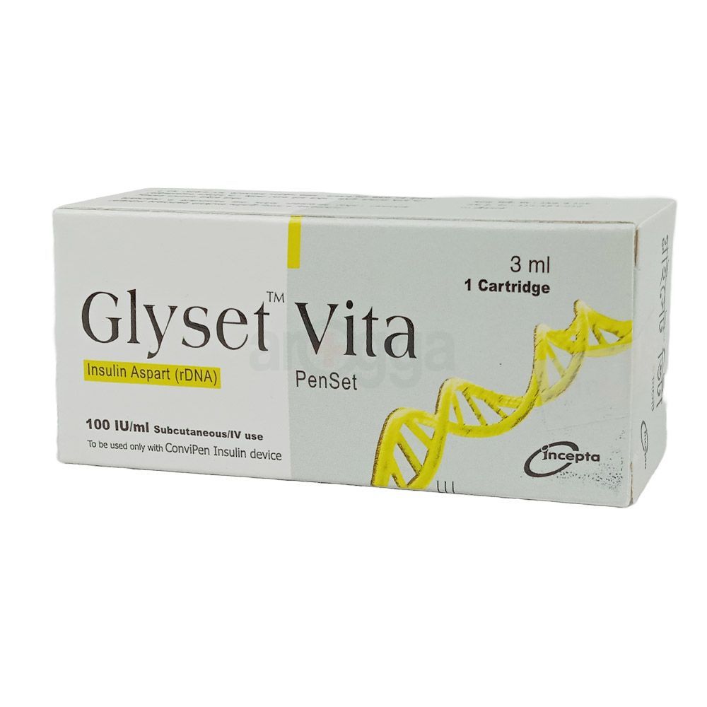 Glyset Vita Penset 100IU/ml Injection - Arogga Online Pharmacy